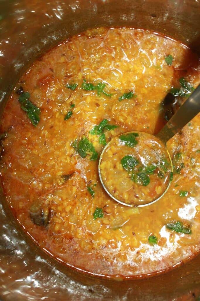 Instant Pot Moong Dal Fry, Indian Style Yellow Moong Dal Fry, Dal Tadka