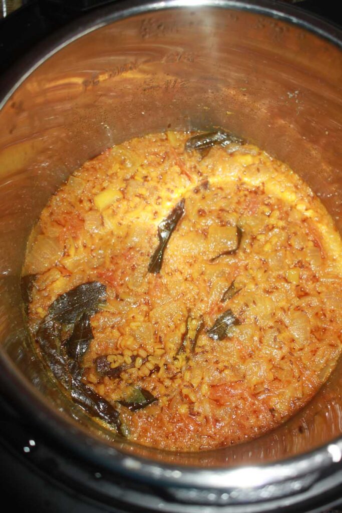 Instant Pot Moong Dal Fry, Indian Style Yellow Moong Dal Fry, Dal Tadka