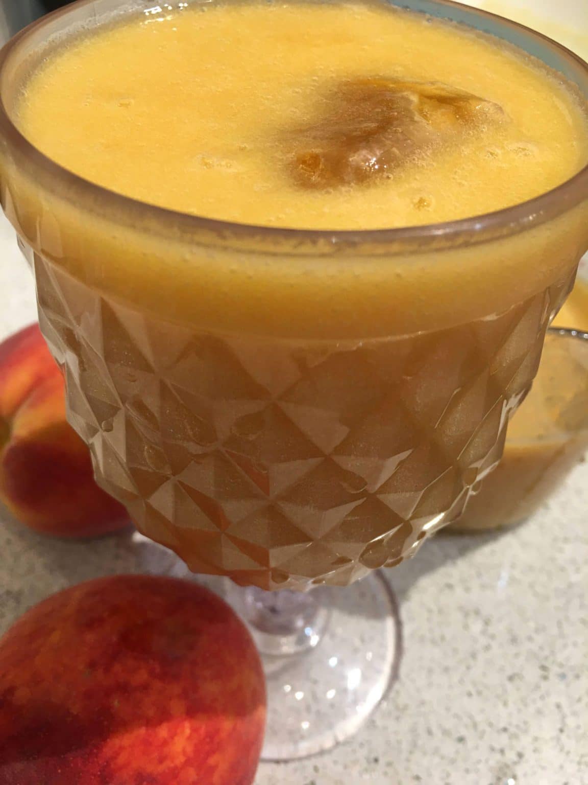 Peach Nectar Juice - Homemade Fresh Juice From Ripe Peaches