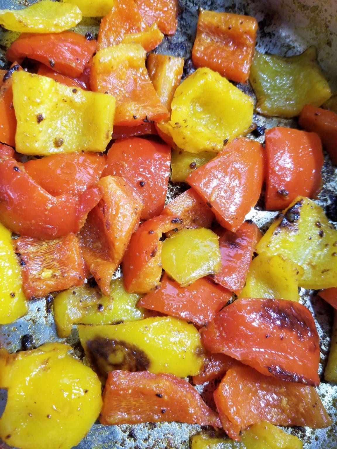 Bell Pepper Stir Fry - Red, Yellow Bell Peppers Stove Top Recipe