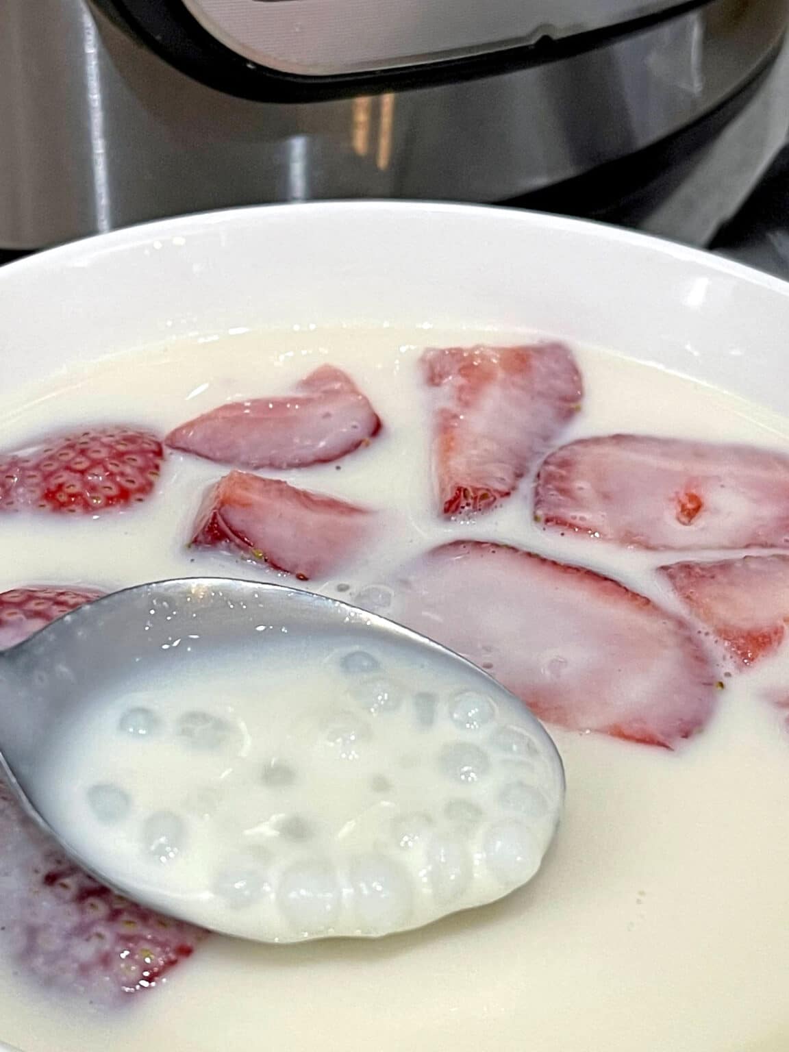 Instant Pot Tapioca Pearl Pudding With Sweetened Condensed Milk