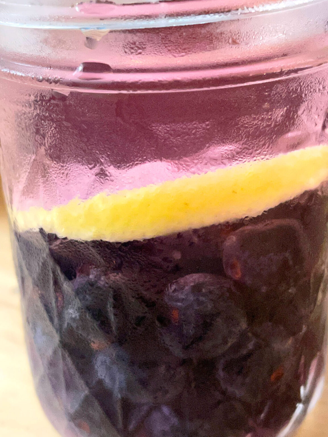 Blueberry Lemon Infused Water