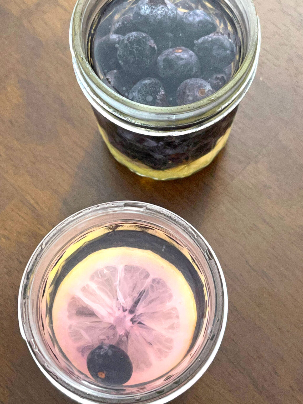 Blueberry Lemon Infused Water