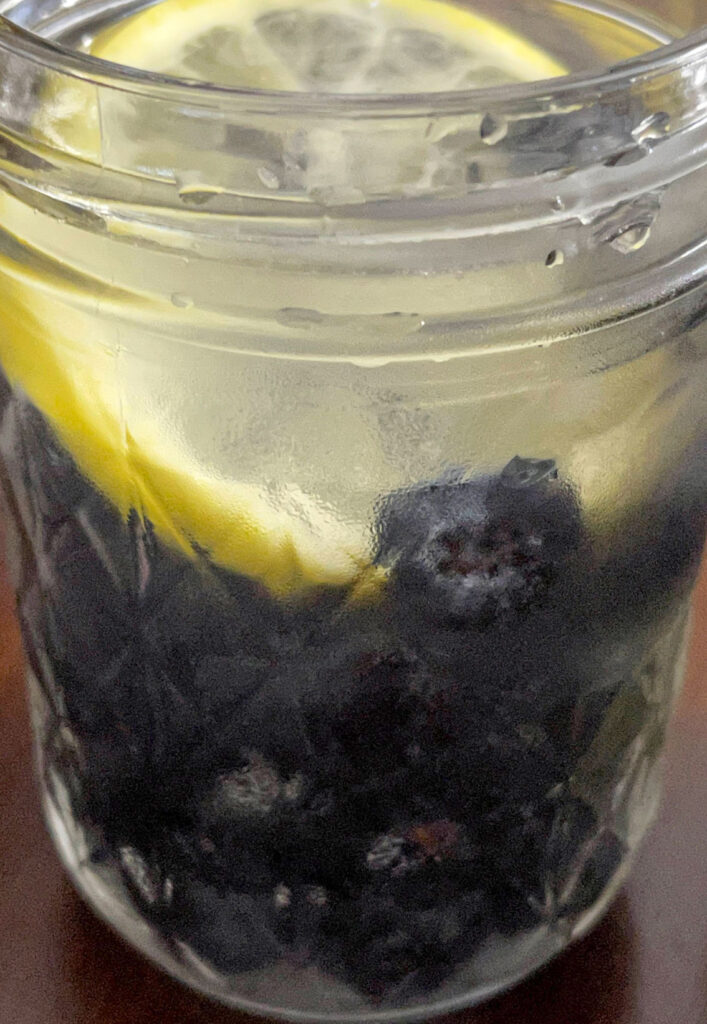 Blueberry Lemon Infused Water