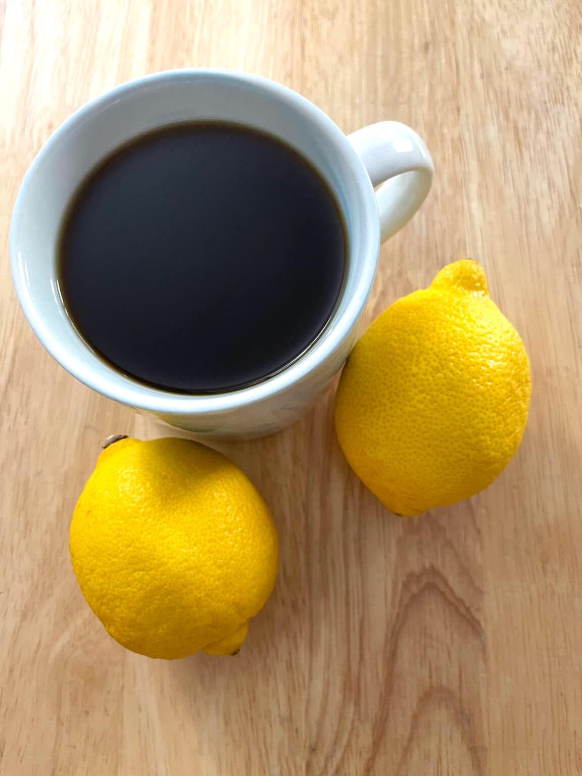Lemon Coffee - Instant Hot Black Coffee With Lemon Juice, Honey