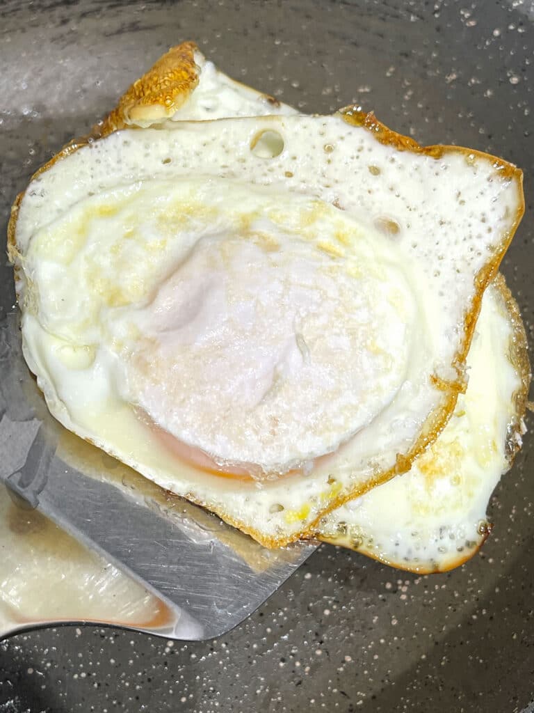 Jammy Over Medium Fried Eggs For Breakfast