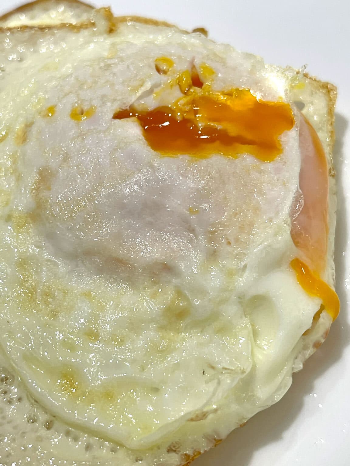 Jammy Over Medium Fried Eggs For Breakfast