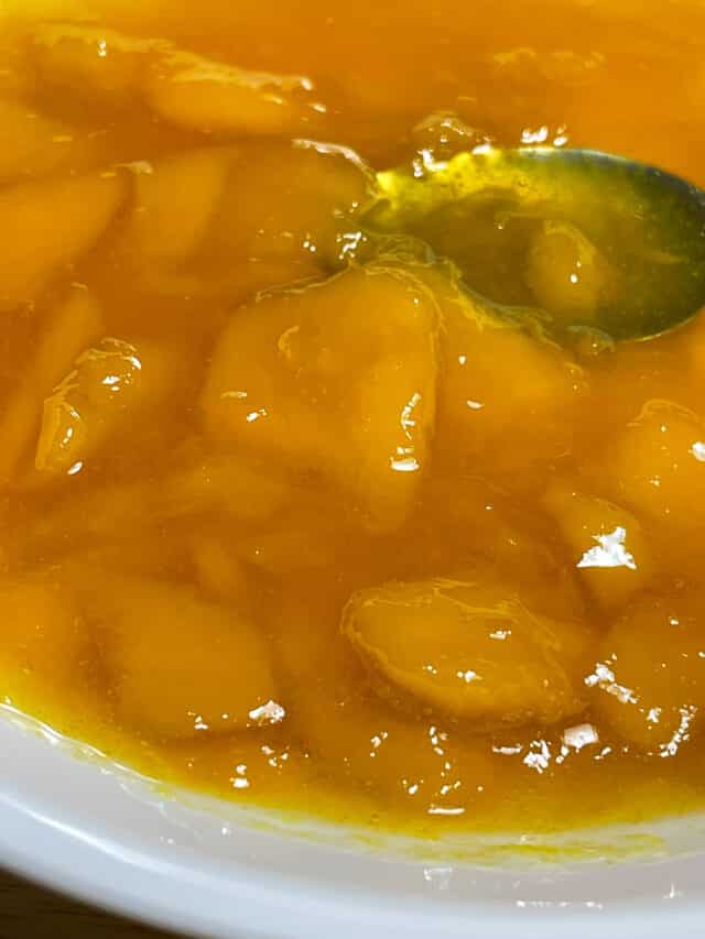 Sweet Mango Sauce - Mango Compote