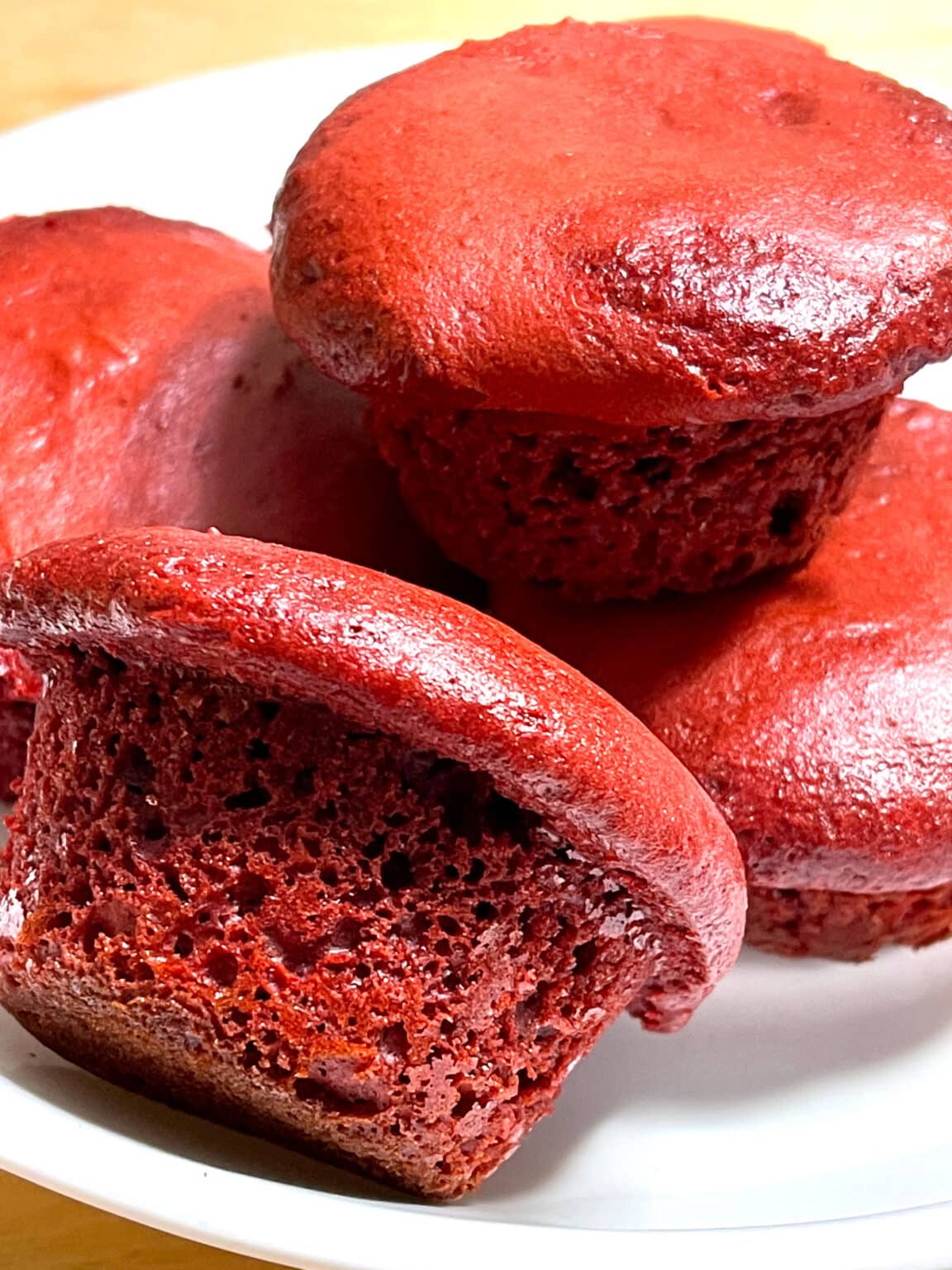 Red Velvet Cake Mix Muffins - 3 Ingredients