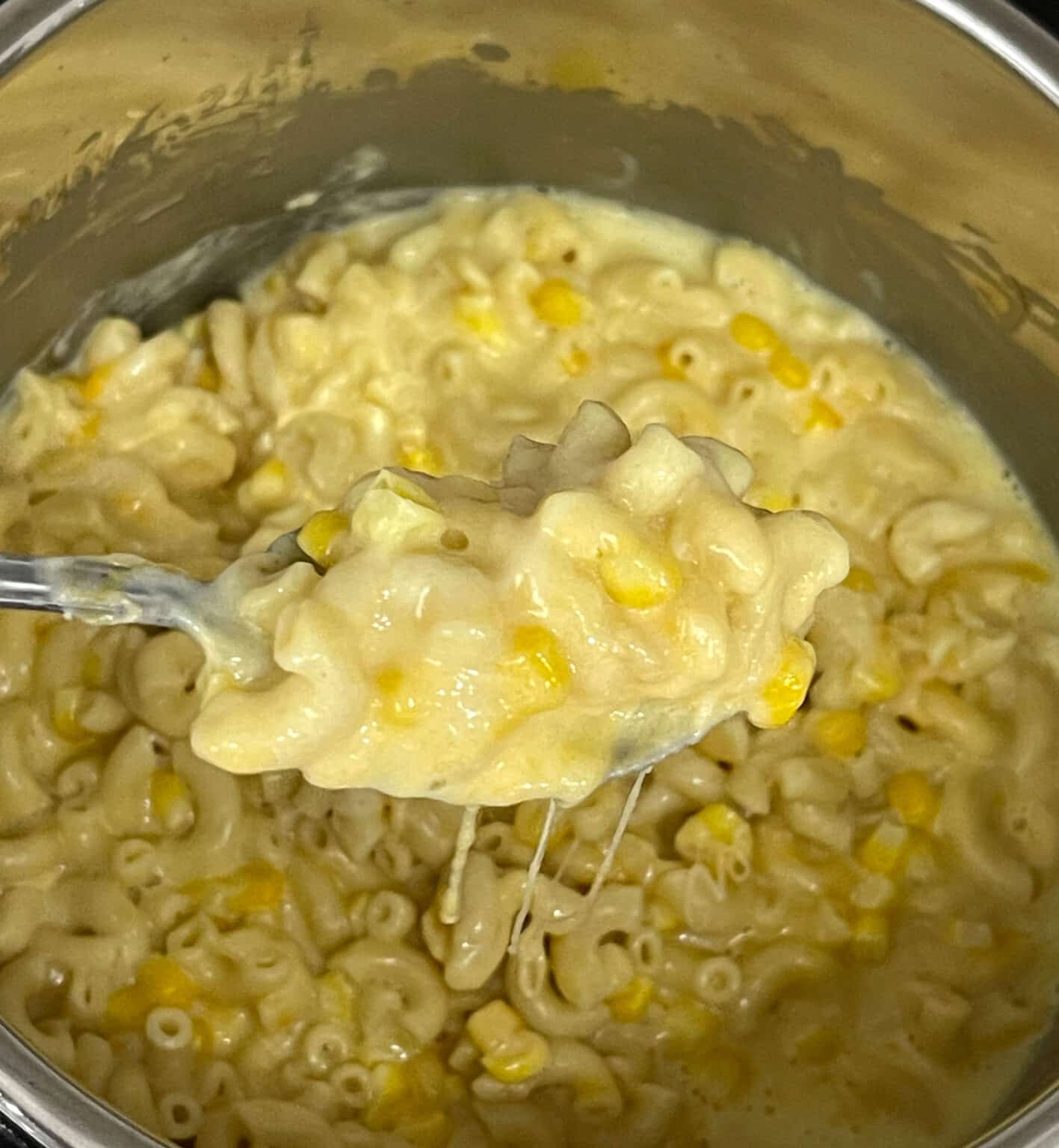 Corn Mac And Cheese - Instant Pot Macaroni Corn Casserole