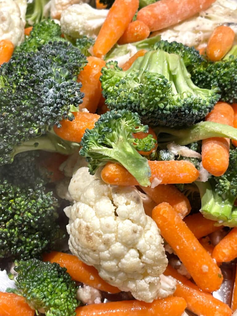 Sauteed Vegetable Medley Using Broccoli, Cauliflower And Carrots