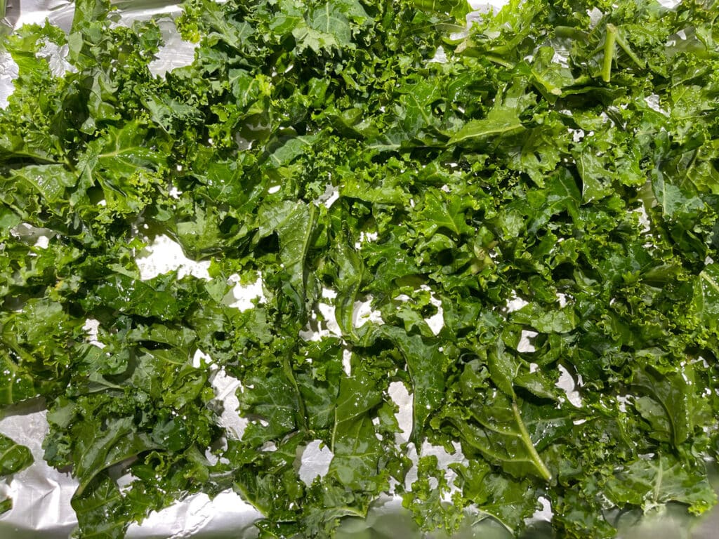 Oven Roasted Kale At 350 - Baked Curly Kale Chips