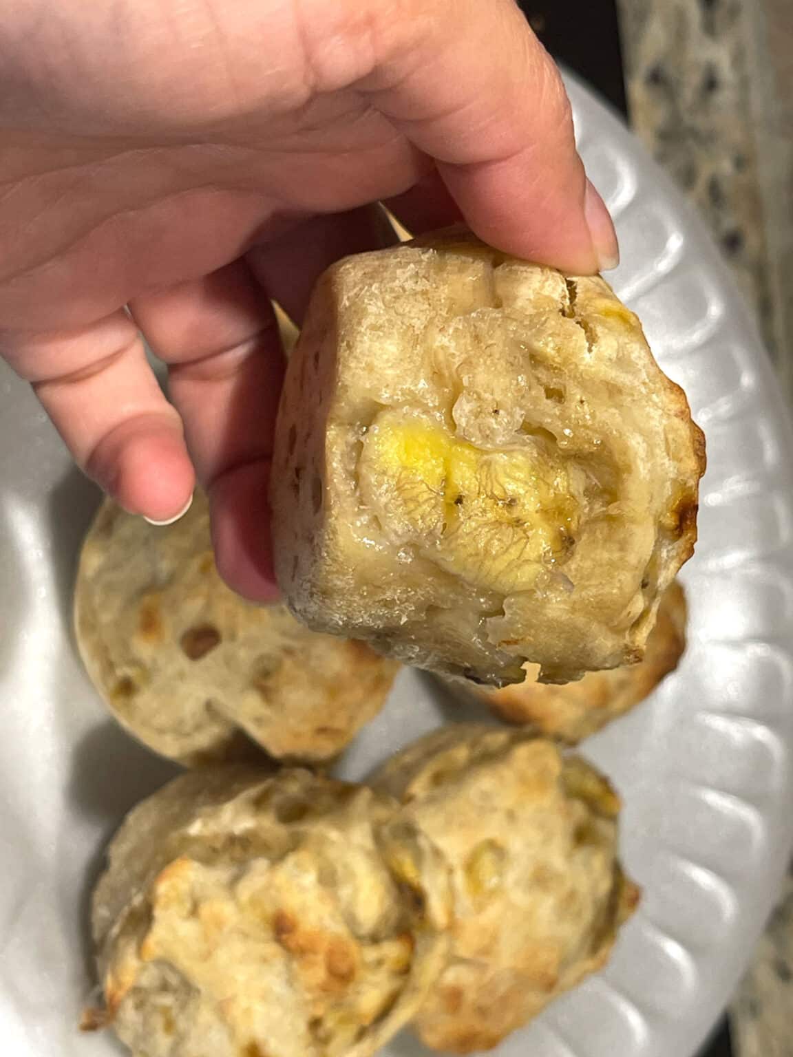 Banana Bread Muffins With 2 Bananas